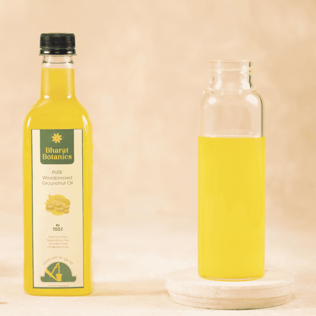 Authentic Cold Pressed Ground Nut Oil – Bharat Botanics