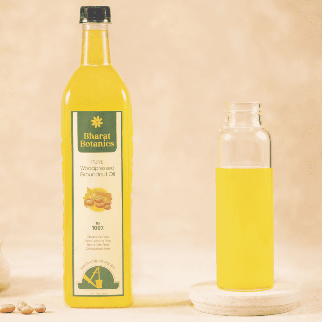 Authentic Cold Pressed Ground Nut Oil – Bharat Botanics